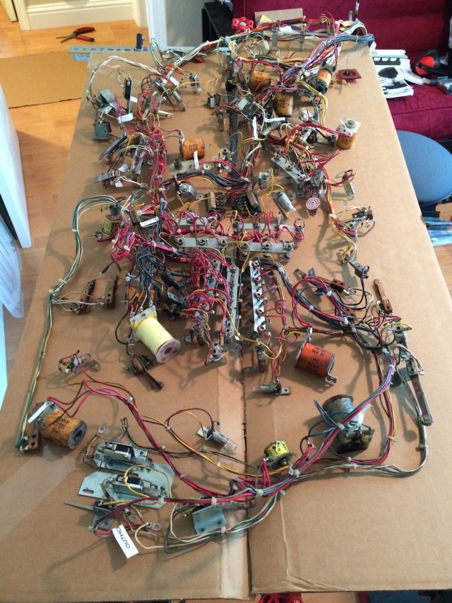 Transferred Space Shuttle Pinball Wiring Harness From Old to New ...